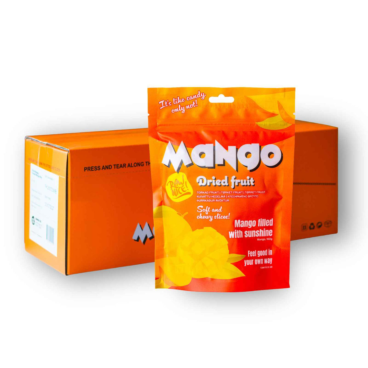 Torkad Mango 160g / Box 32 st – Rawnice